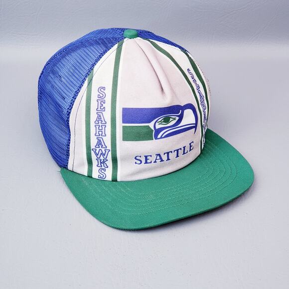 New Era | Accessories | 98s Vintage Seattle Seahawks Mesh Snapback Hat ...